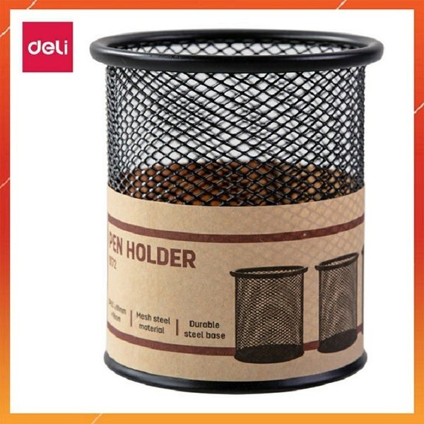 CẮM BÚT VĂN PHÒNG - LƯỚI SẮT ĐEN E9172 - Nhà Sách CPSchool