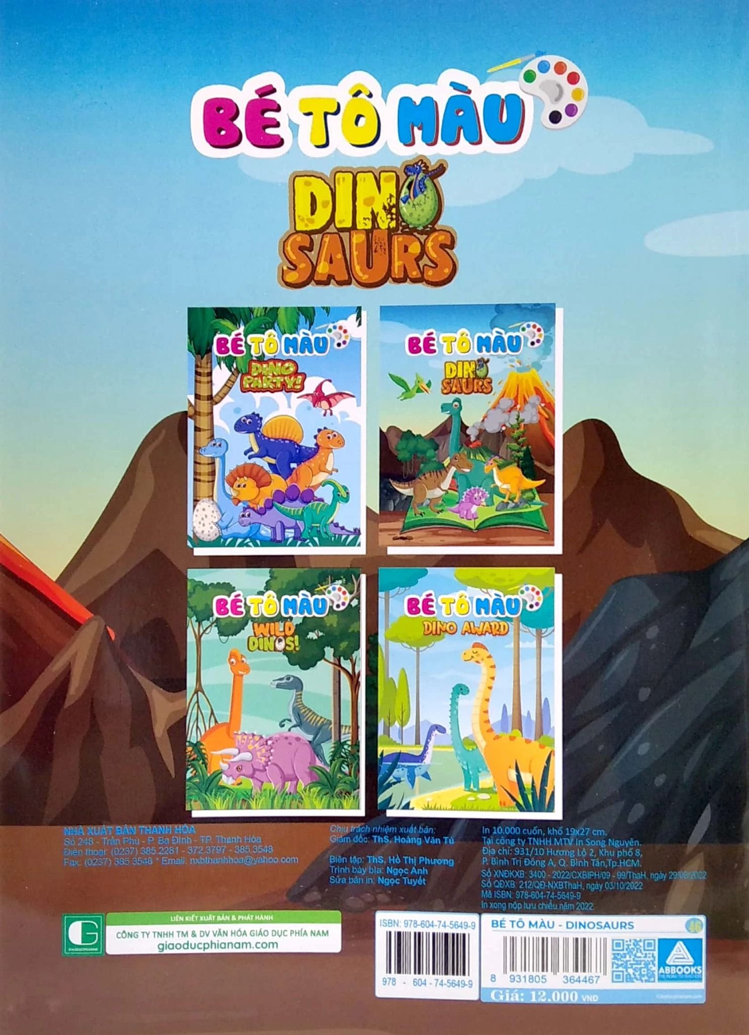Bé Tô Màu - Dino Saurs - Nhà Sách CPSchool