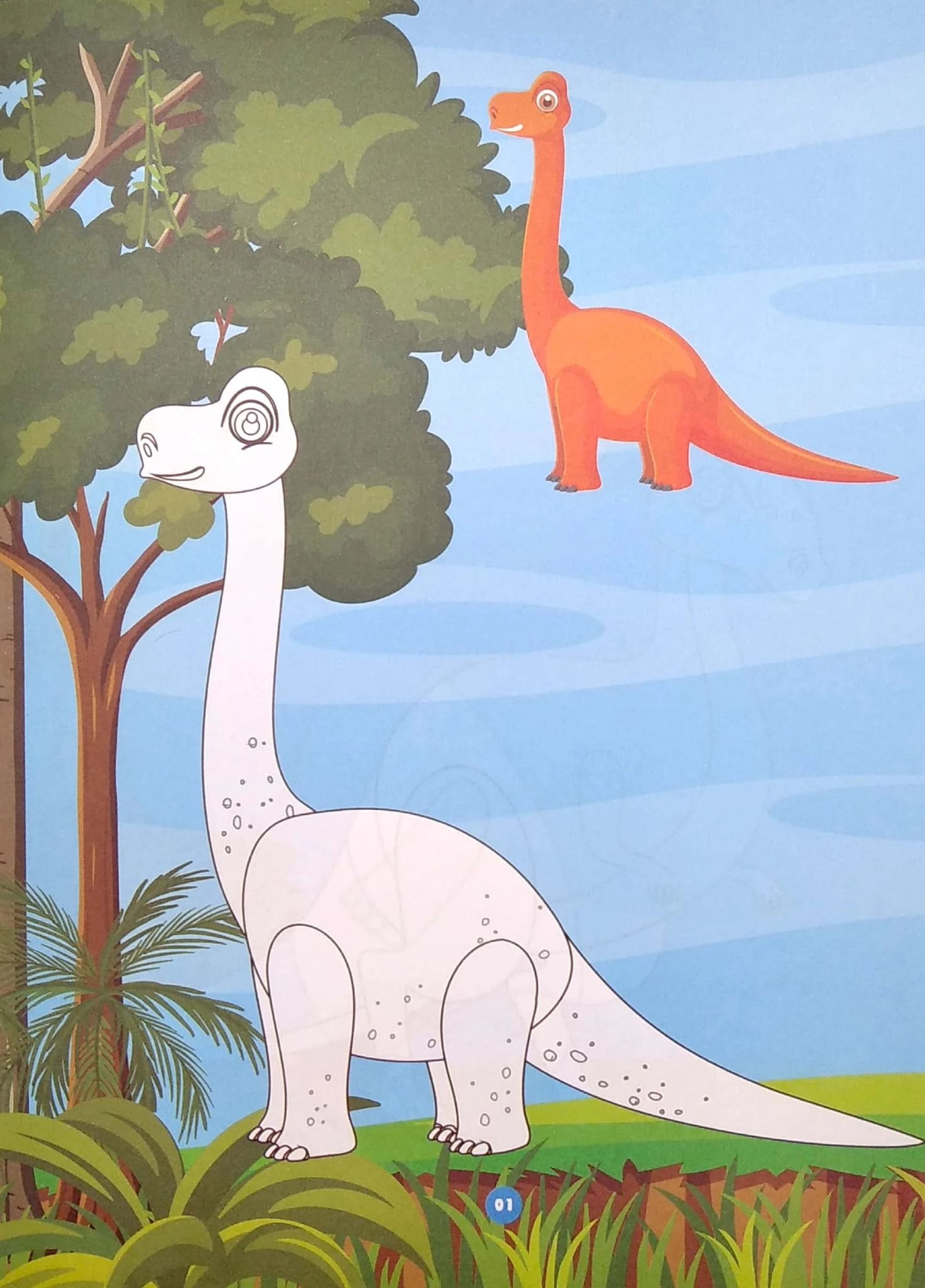 Bé Tô Màu - Dino Saurs - Nhà Sách CPSchool