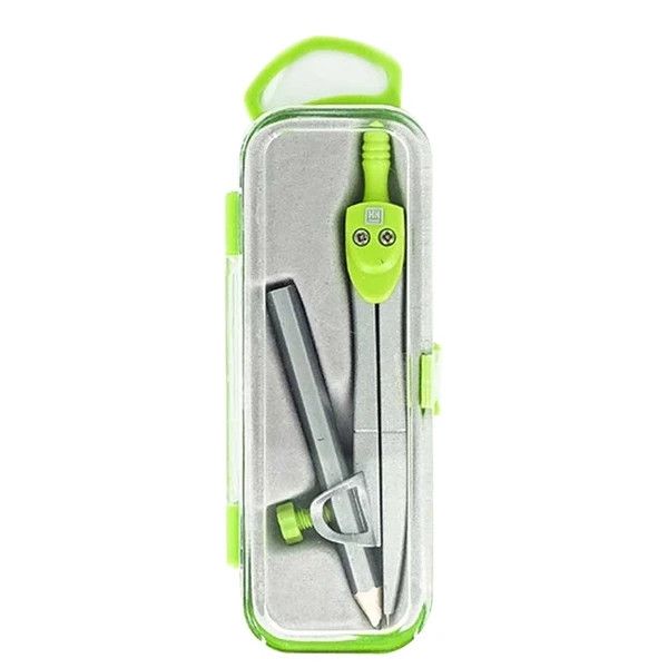 Bộ Compa + Bút Chì Gỗ - Hồng Hà SM03 - Màu Xanh Lá - Nhà Sách CPSchool