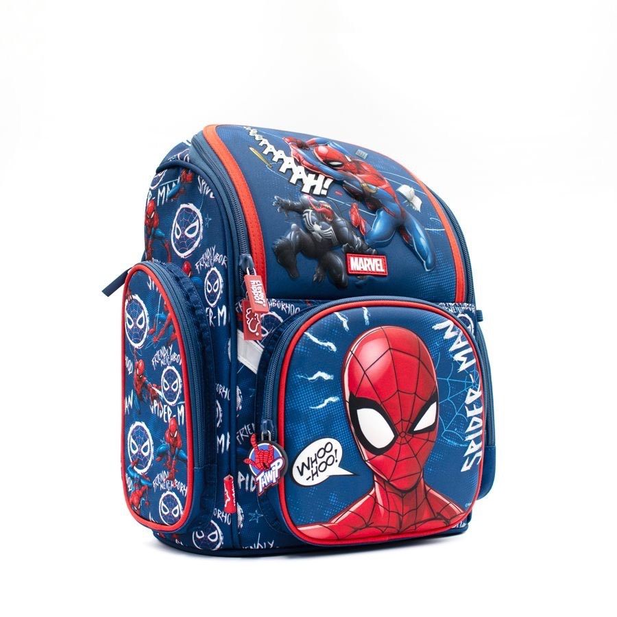 Balo chống gù Fancy người nhện Spider Man - Blue - Nhà Sách CPSchool