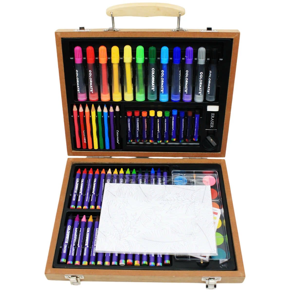 Bộ Màu Vẽ Hộp Gỗ - Colormate - Nhà Sách CPSchool