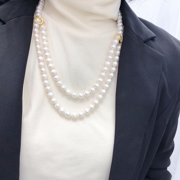 Vòng Cổ Ngọc Trai Khoá Đeo 5 Kiểu Biến Hoá MADAME HIEN PEARLS