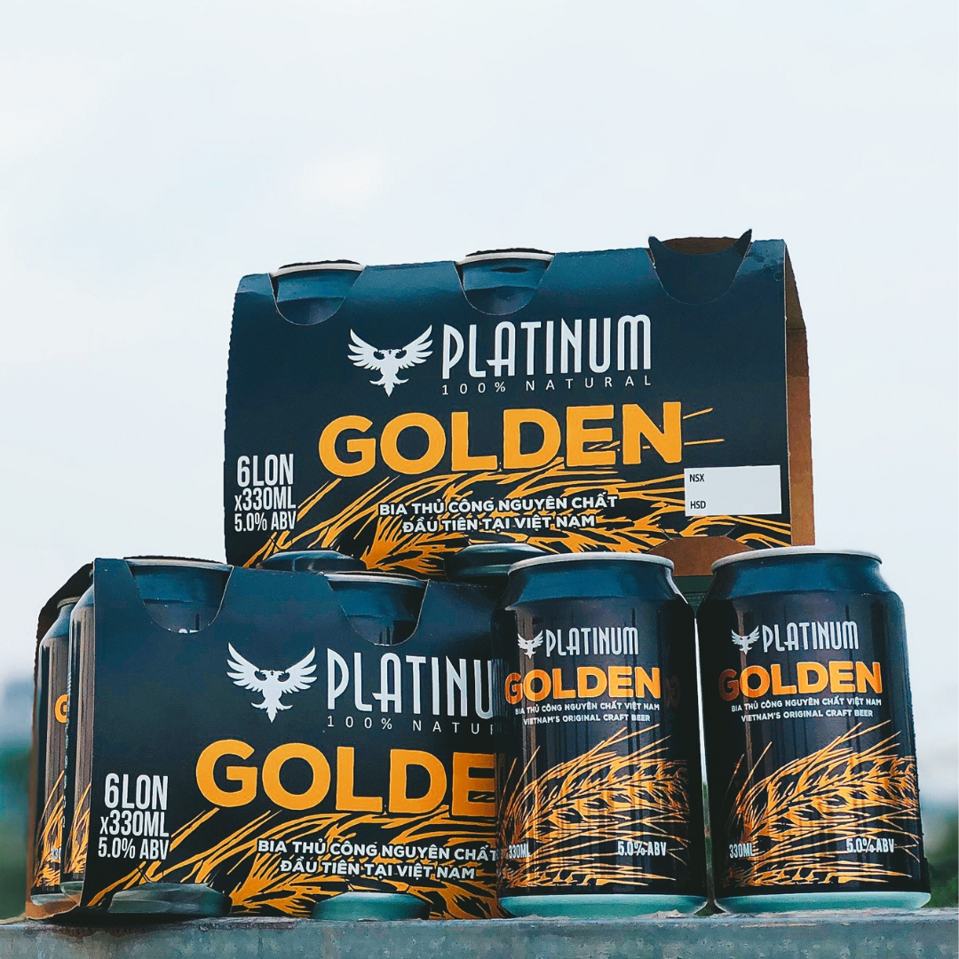 Platinum Golden Ale - Case 24 Cans – PLATINUM BEER
