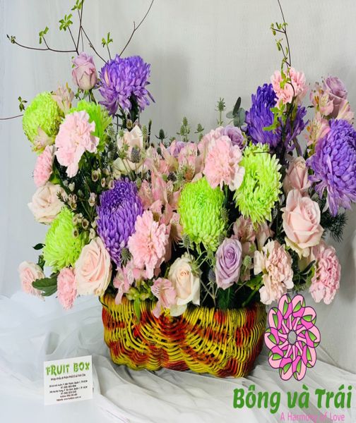 Bông và Trái - Mẫu 14 – FRUITBOX NAM CHÂN