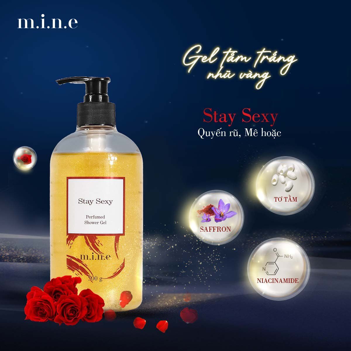 Gel tắm Mine Stay Sexy Perfumed Shower Gel 500g – TrueDoc Shop