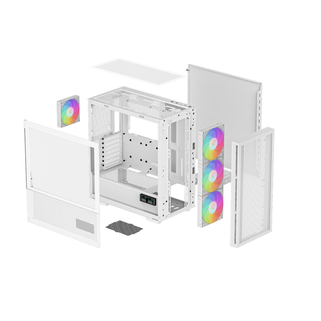 CASE DEEPCOOL CH560 DIGITAL WHITE – TITEK