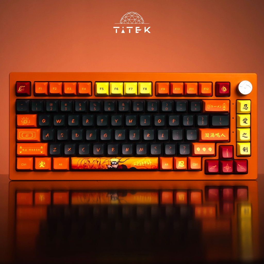 Bàn phím cơ AKKO 5075B Plus Naruto (Multi-modes / RGB / Hotswap / Gask ...