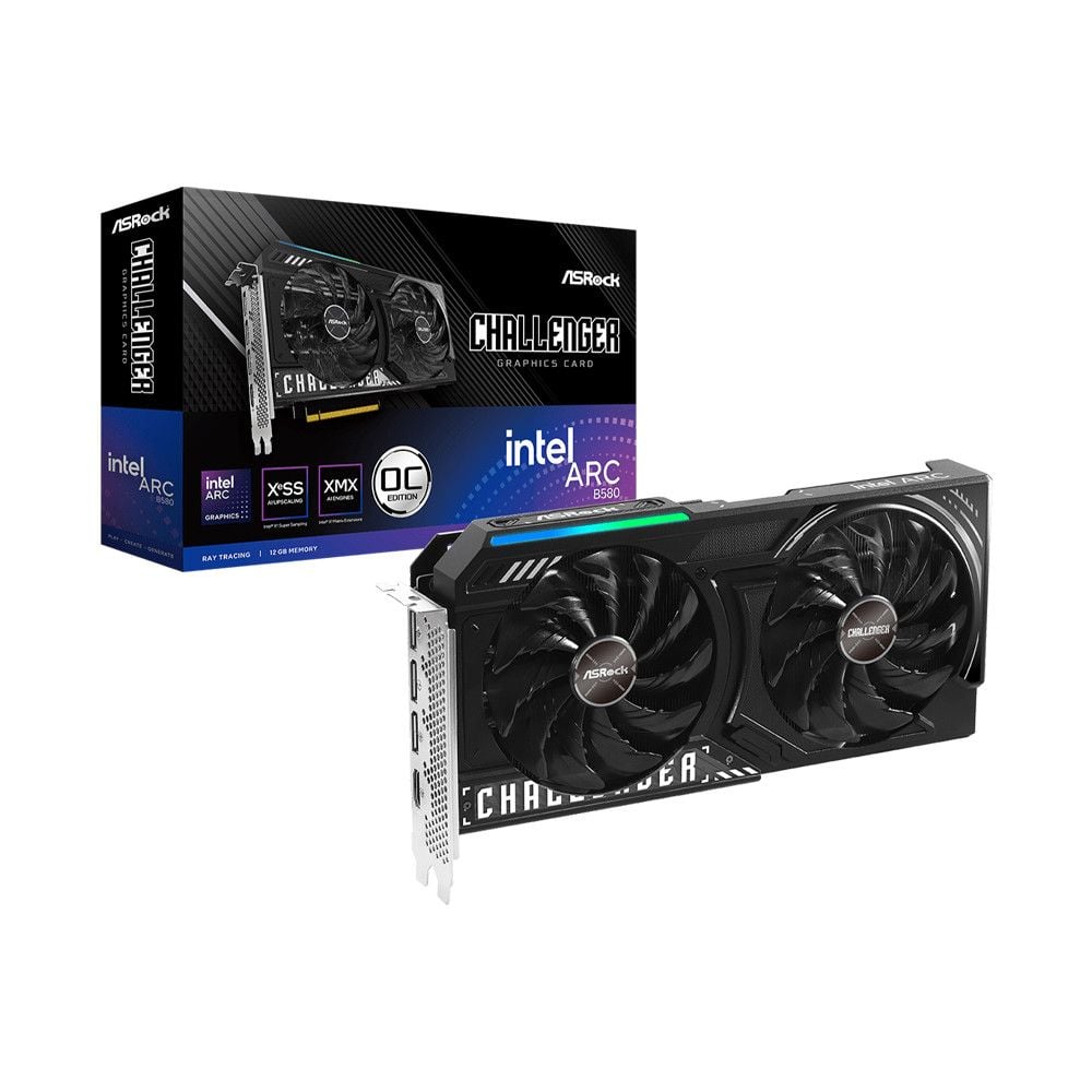 Card màn hình ASRock Intel Arc B580 Challenger 12GB OC – TITEK