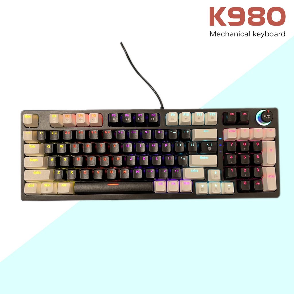 BÀN PHÍM CƠ K980 BLUE SWITCH