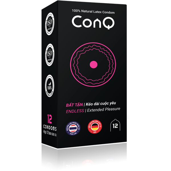 Bao cao su CONQ bất tận BENZOCAINE 7% – SANTAV