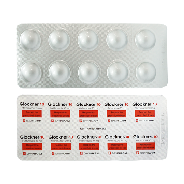Thuốc Glockner 10mg điều trị triệu chứng cường giáp – SANTAV