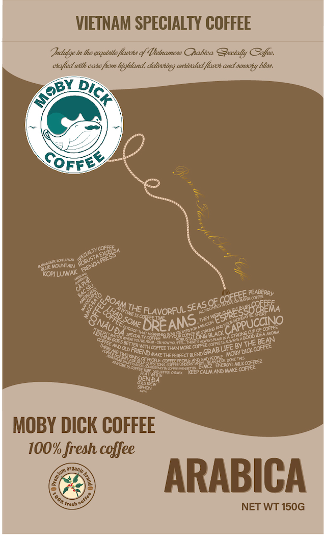 Cà Phê Bột MOBY DICK COFFEE - Cafe Pha Phin F2 100% Arabica 1kg Vị Đậm ...