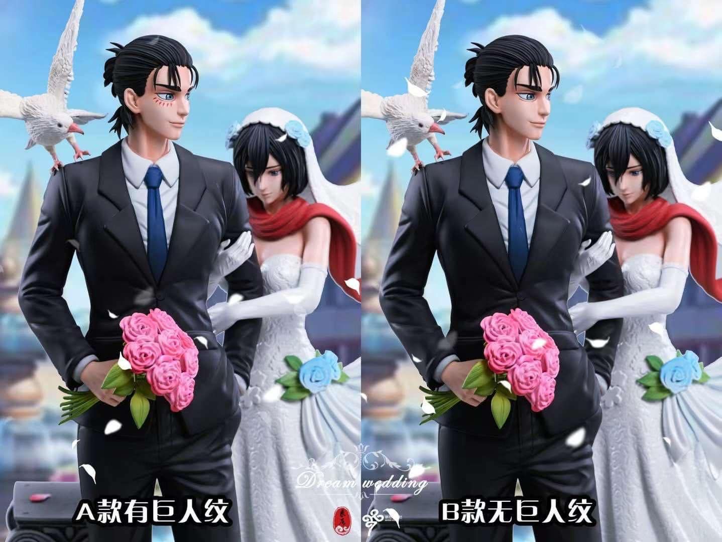 Eren & Mikasa Wedding - Attack on Titan - LC Studio – Arthur Figure Real