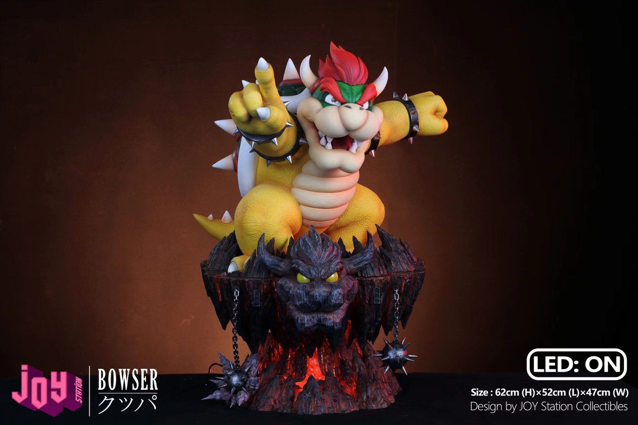 Bowser King Koopa - Mario - Joy station Studio – Arthur Figure Real