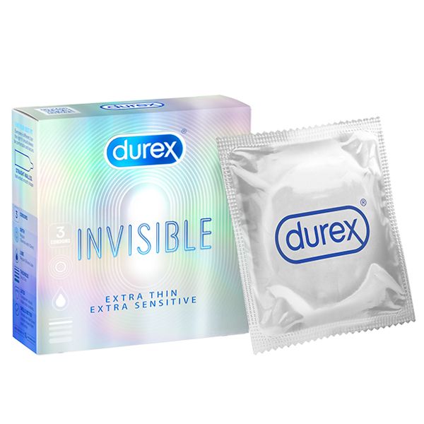Durex Invisible Extra Thin Extra Sensitive Hộp 3 – MELON
