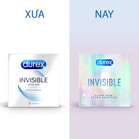 Durex Invisible Extra Thin Extra Sensitive Hộp 3 – MELON