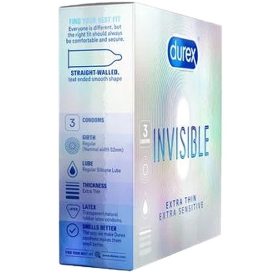 Durex Invisible Extra Thin Extra Sensitive Hộp 3 – MELON
