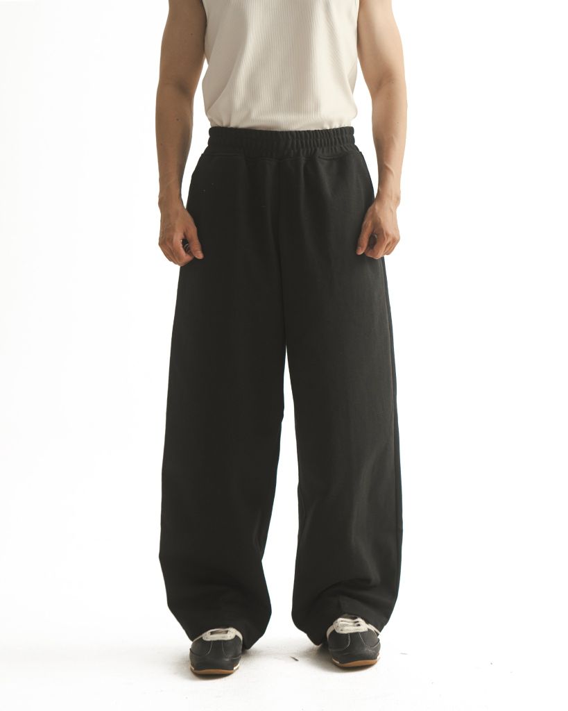 URBAN WIDE SWEATPANTS | NAVY - THE WEDOOKS