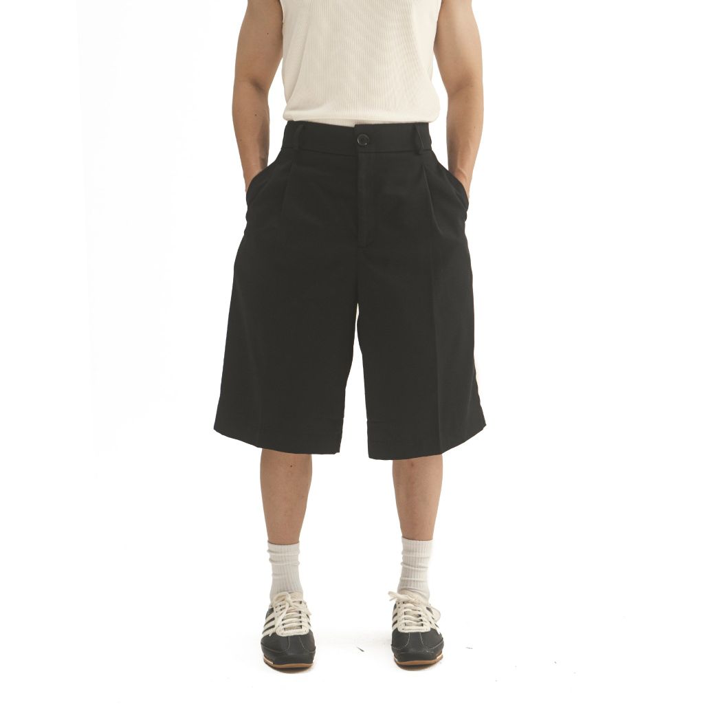 CUTDOWN-ON TROUSERS | BLACK - THE WEDOOKS