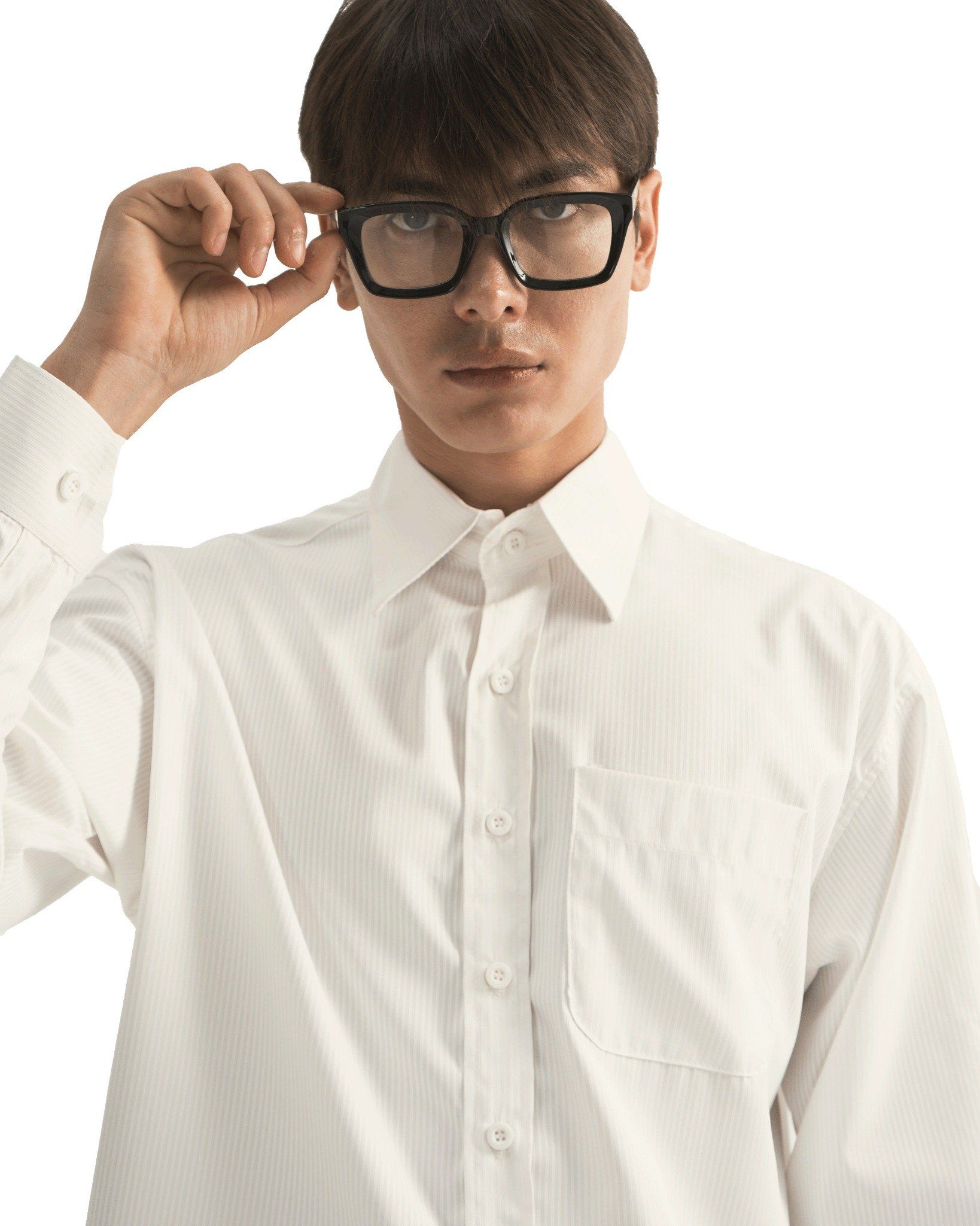 STRIPED KATE SHIRTS | WHITE - THE WEDOOKS