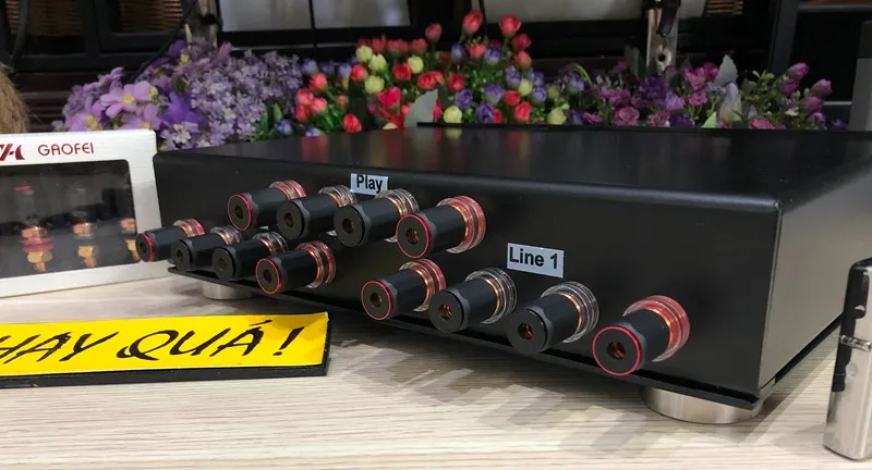 T8-06C Hộp chuyển loa - Hộp chuyển Âmly - Speaker Selector box HIE – Dũng Audio - Shop Audiophile