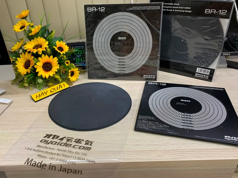 T7-07C BR-12 Rubber Turntable Mat - OYAIDE – Dũng Audio - Shop Audiophile