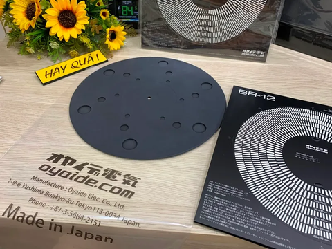 T7-07C BR-12 Rubber Turntable Mat - OYAIDE – Dũng Audio - Shop Audiophile