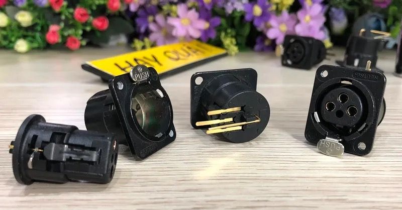 T5-06D Neutrik NC3FD-H-BAG Female XLR PCB Panel Mount Connector – Dũng ...