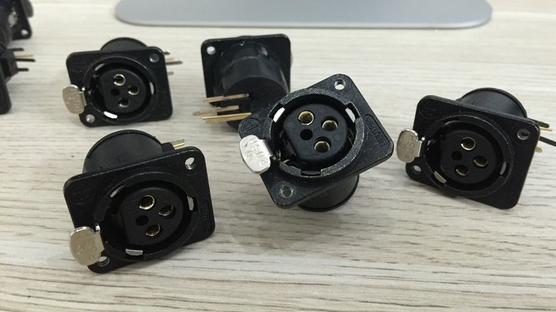 T5-06D Neutrik NC3FD-H-BAG Female XLR PCB Panel Mount Connector – Dũng ...