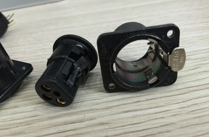 T5-06D Neutrik NC3FD-H-BAG Female XLR PCB Panel Mount Connector – Dũng ...