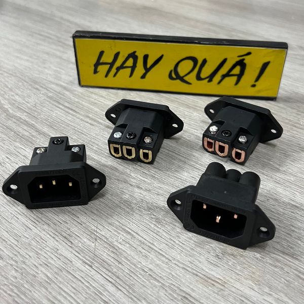 T14-12D Đuôi cắm nguồn tiêu chuẩn - Inlet Male Power Plug Socket AC ...