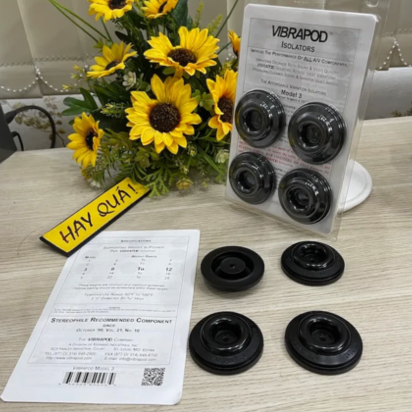 T3-05A Đệm lót cao su Hiend Vibrapod™ Isolators – Dũng Audio - Shop Audiophile