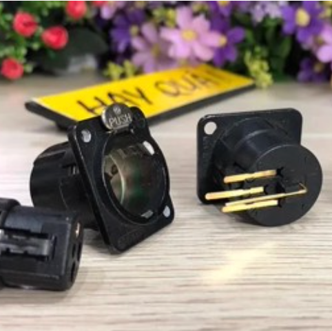 T5-06D Neutrik NC3FD-H-BAG Female XLR PCB Panel Mount Connector – Dũng ...