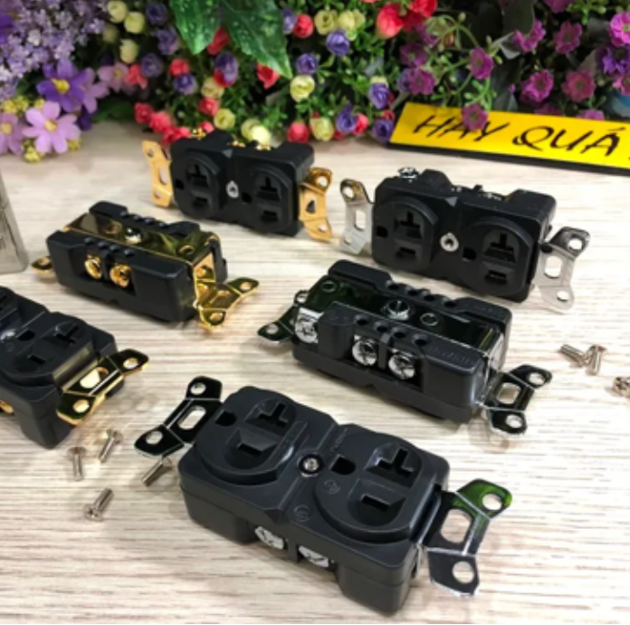 T14-02A Ổ cắm điện - AC power socket outlet – Dũng Audio - Shop Audiophile