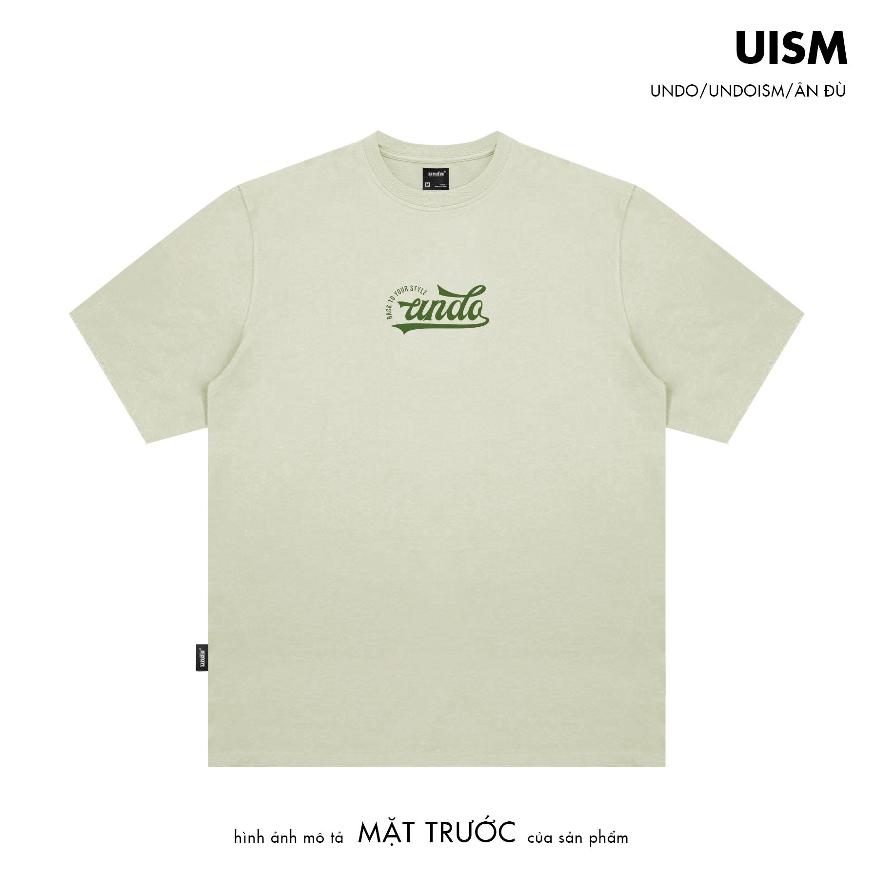 UNDO® Retro Tee/Light Beige