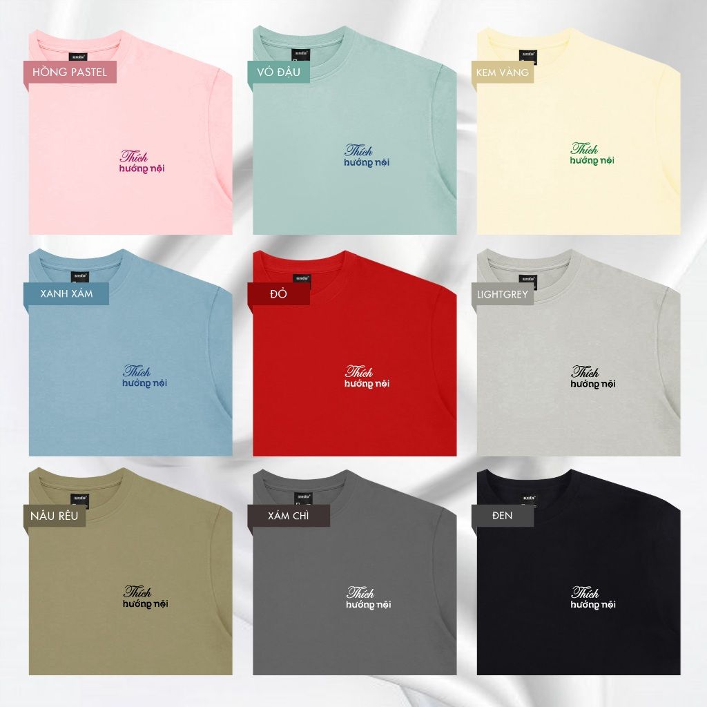 UNDO® HƯỚNG NỘI Tee/12 Colors - Yêu Tiếng Việt Series