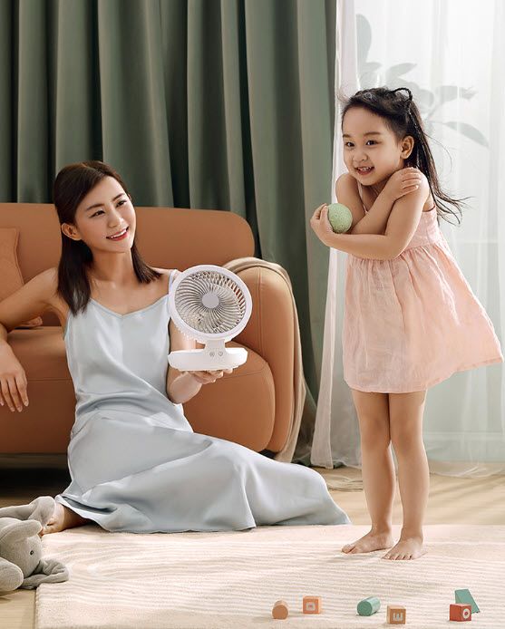 QUẠT MINI KHÔNG DÂY AIDEN EDON E808