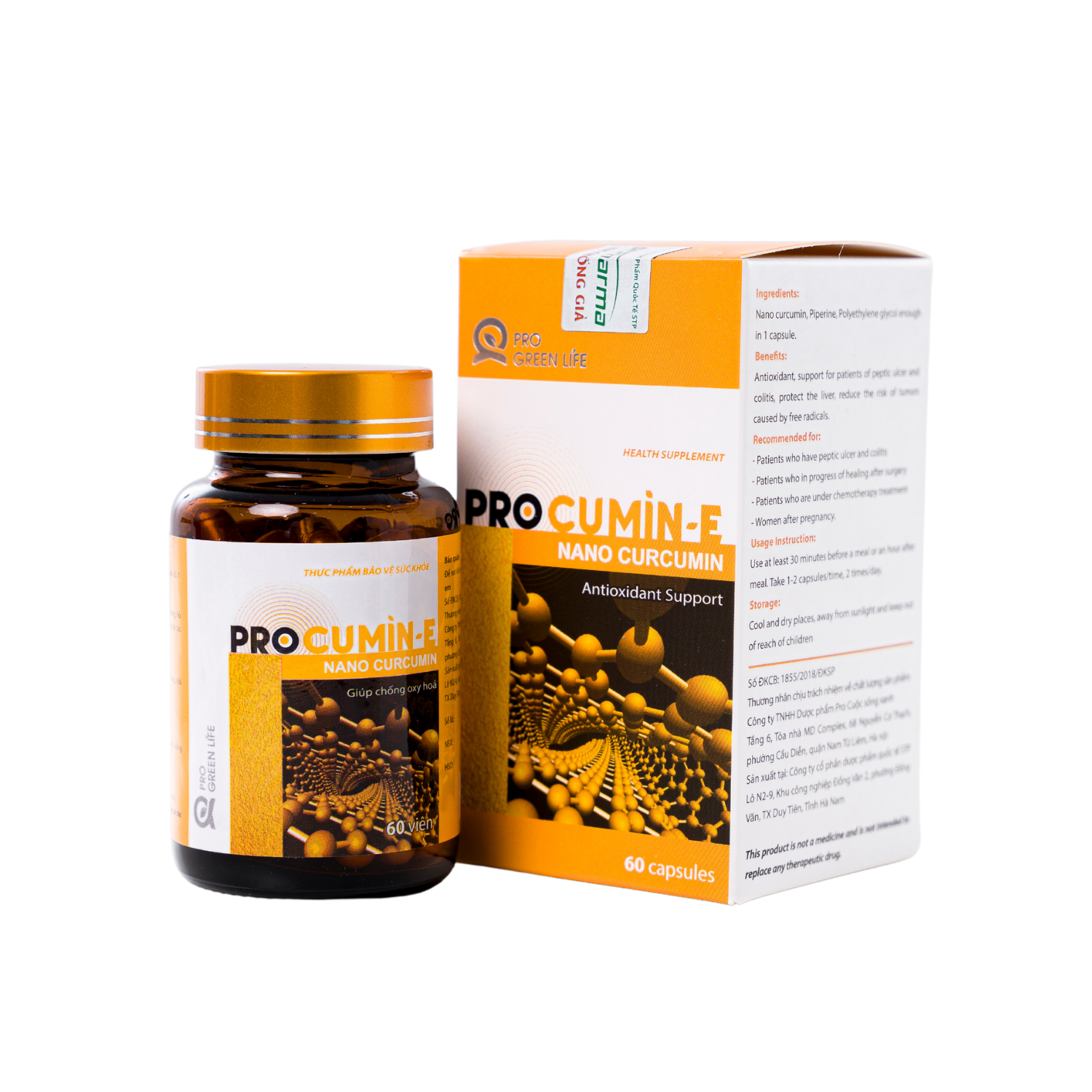 Thực phẩm BVSK Procumin-E – ProGreenLife