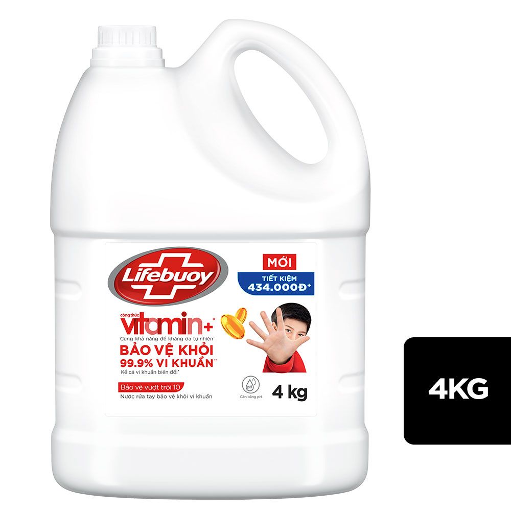 Nước rửa tay Lifebuoy can 4kg – Diệu Linh Gia Dung Thong Minh Hot Trend