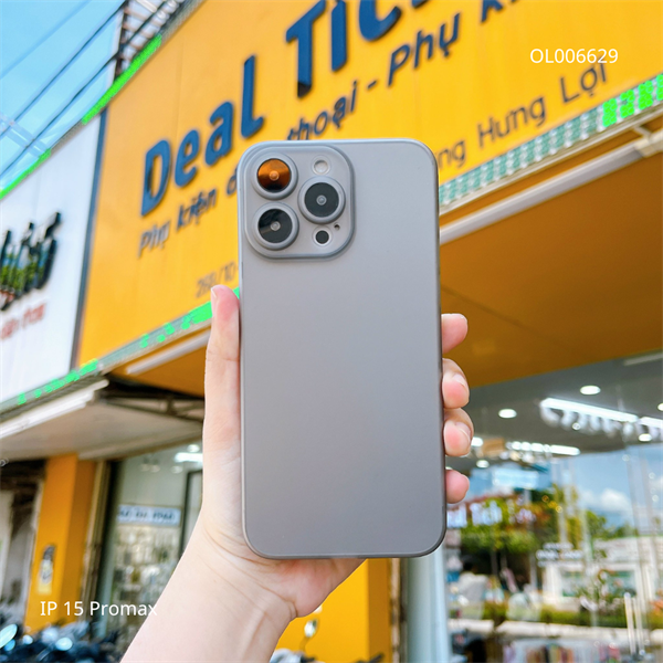 Ốp IP 12 Pro max nhám siêu mỏng bảo vệ camera