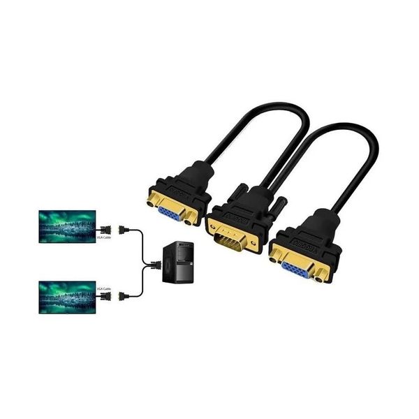 Cáp chia Vga 1 ra 2 Vga Veggieg V-V401