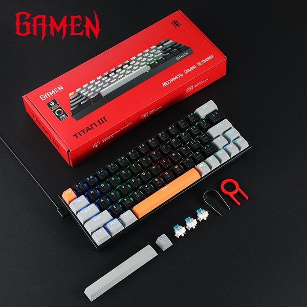 Bàn phím dây Gamen Titan III RGB