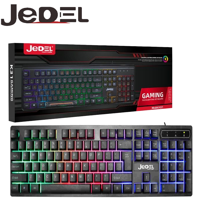 Bàn phím dây Jedel K31 Led