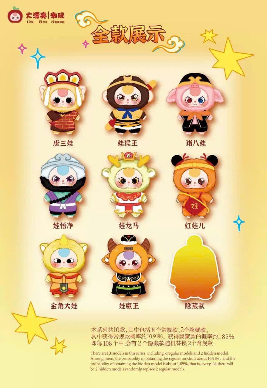 ** Hộp Random Baby Three Tôn Ngộ Không ( Set 8 Box 2.350.000đ )