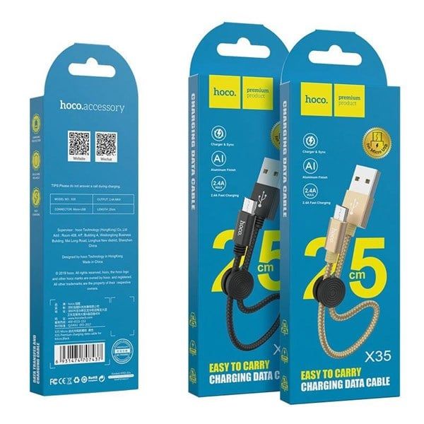 **Cáp Micro Hoco X35 25cm