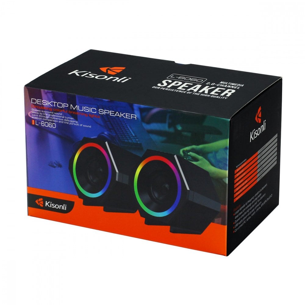 Loa vi tính Kisonli L6060 Led RGB