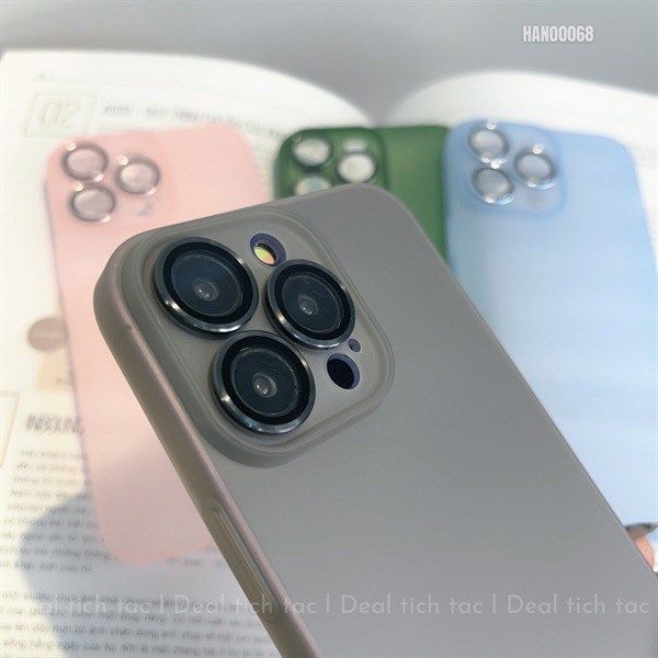 **Ốp IP 13 Pro Max Siêu Mỏng màu bảo vệ camera
