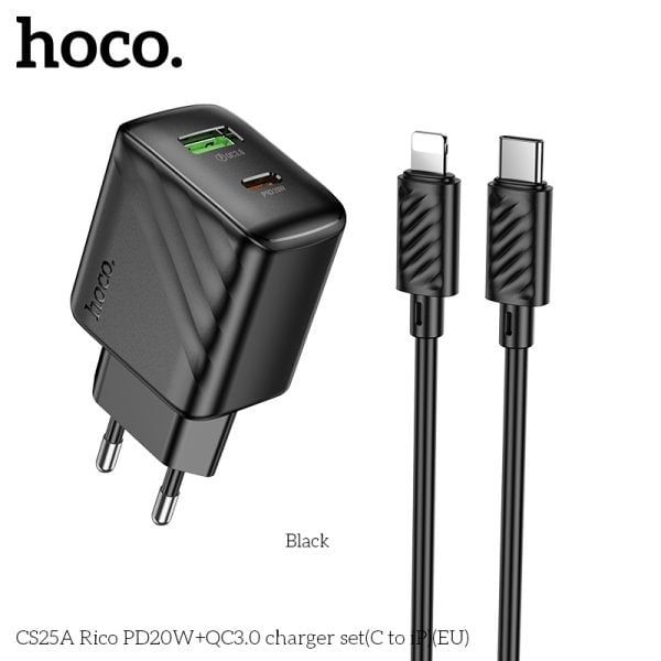 Bộ sạc Lightning Hoco CS25A 20W