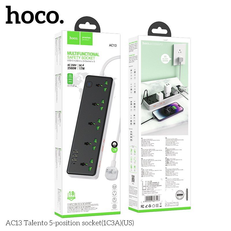 **Ổ điện Hoco AC13A